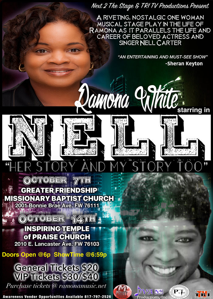 Ramona White stars in ‘Nell: Her story and my story’ with two shows ...