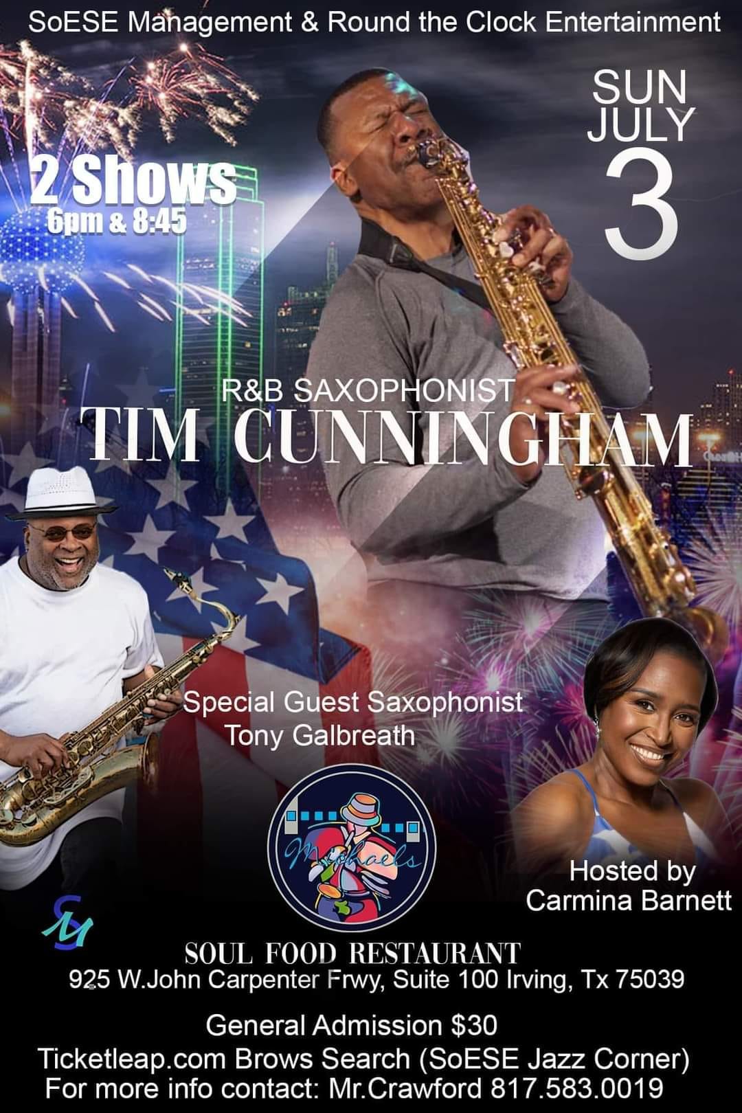 Tim Cunningham is coming to Michael’s of Las Colinas | The SMG Report
