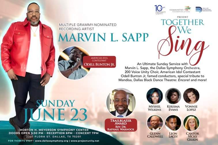 Marvin Sapp Joins ‘TOGETHER WE SING 2024’ for a night of collaboration ...